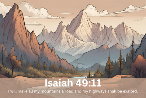 24 best Bible verses about mountains - CsV